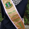 AKA Milestone Sash - Silver, Golden, Pearl, Diamond (Star) Soror - J's ...